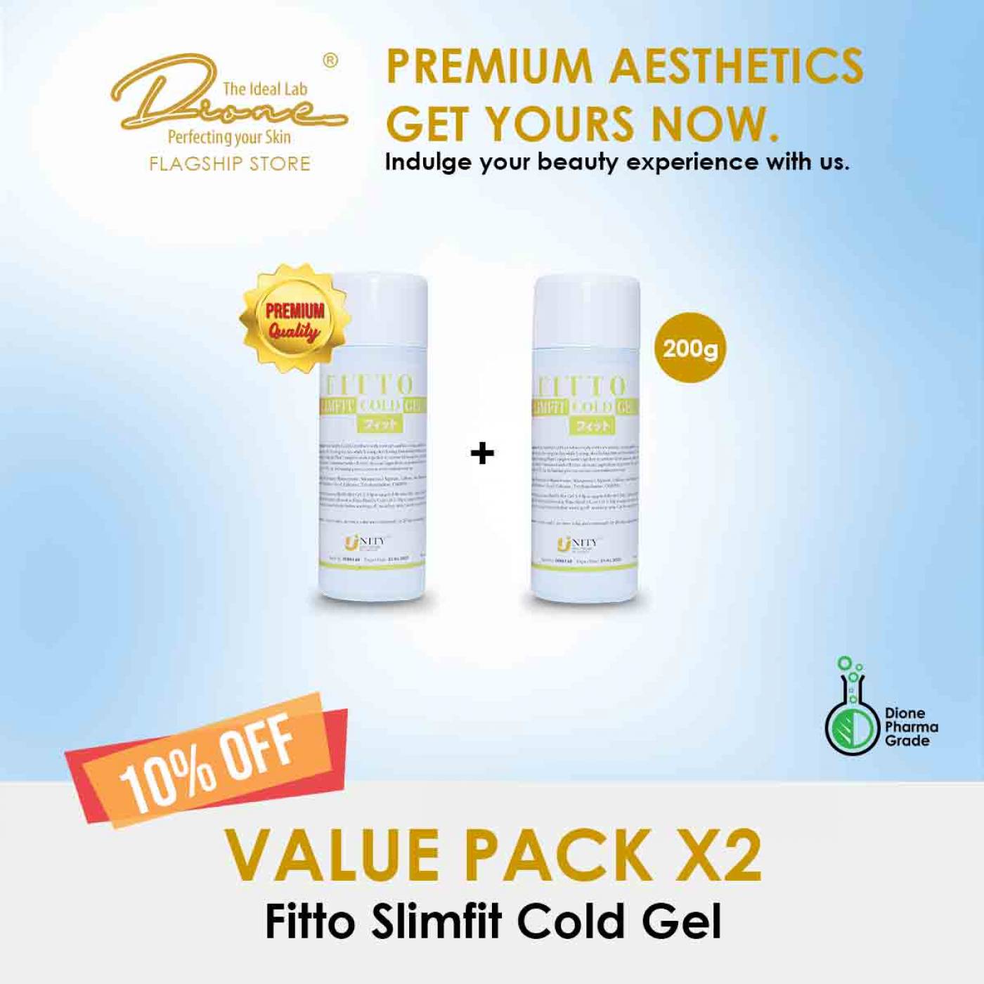 Fitto Slimfit Cold Gel 200g value pack